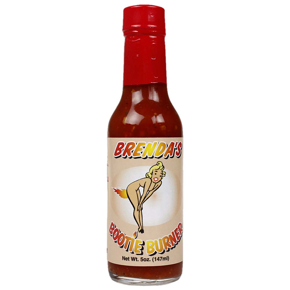 Sauce Crafters Brendas Bootie Burner Hot Sauce Habanero Garlic 5 Oz B