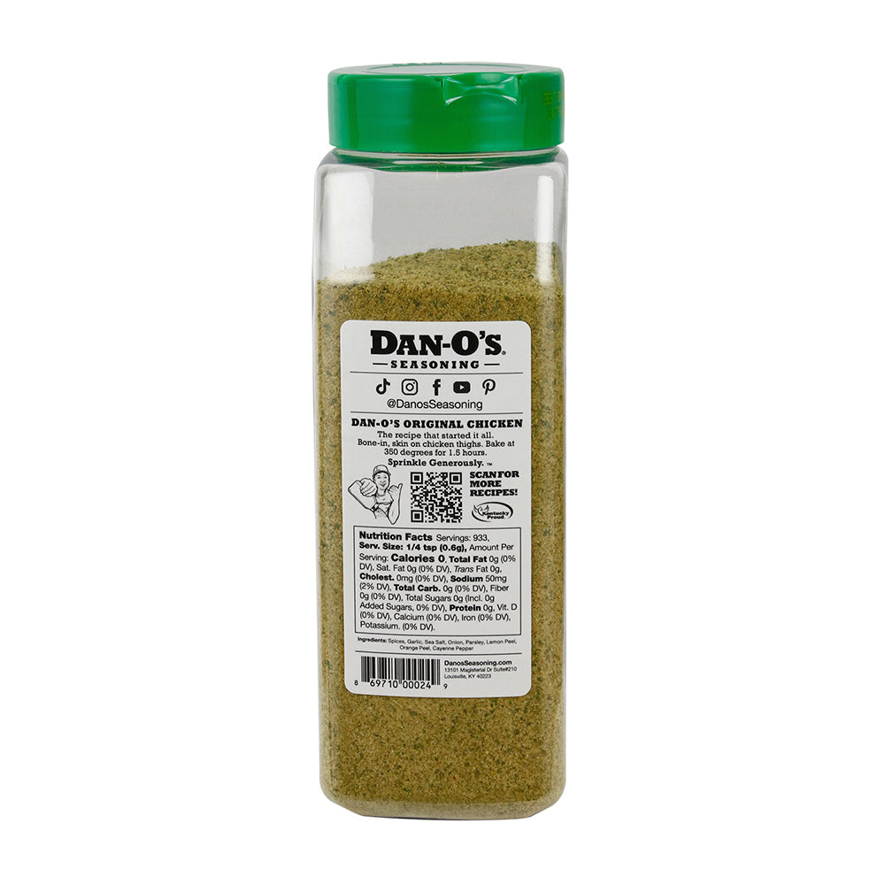 Dan-O's Original Low Sodium Zero-Cal Seasoning & Rub Gluten Free No MS ...