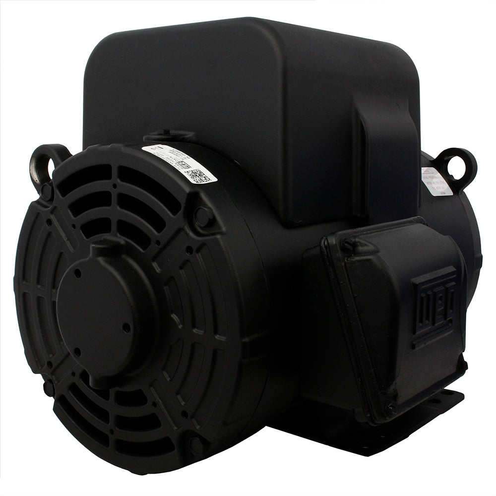 5 HP Single Phase Electric Motor 3450 RPM 182/4T Frame 208-230V ODP WE ...
