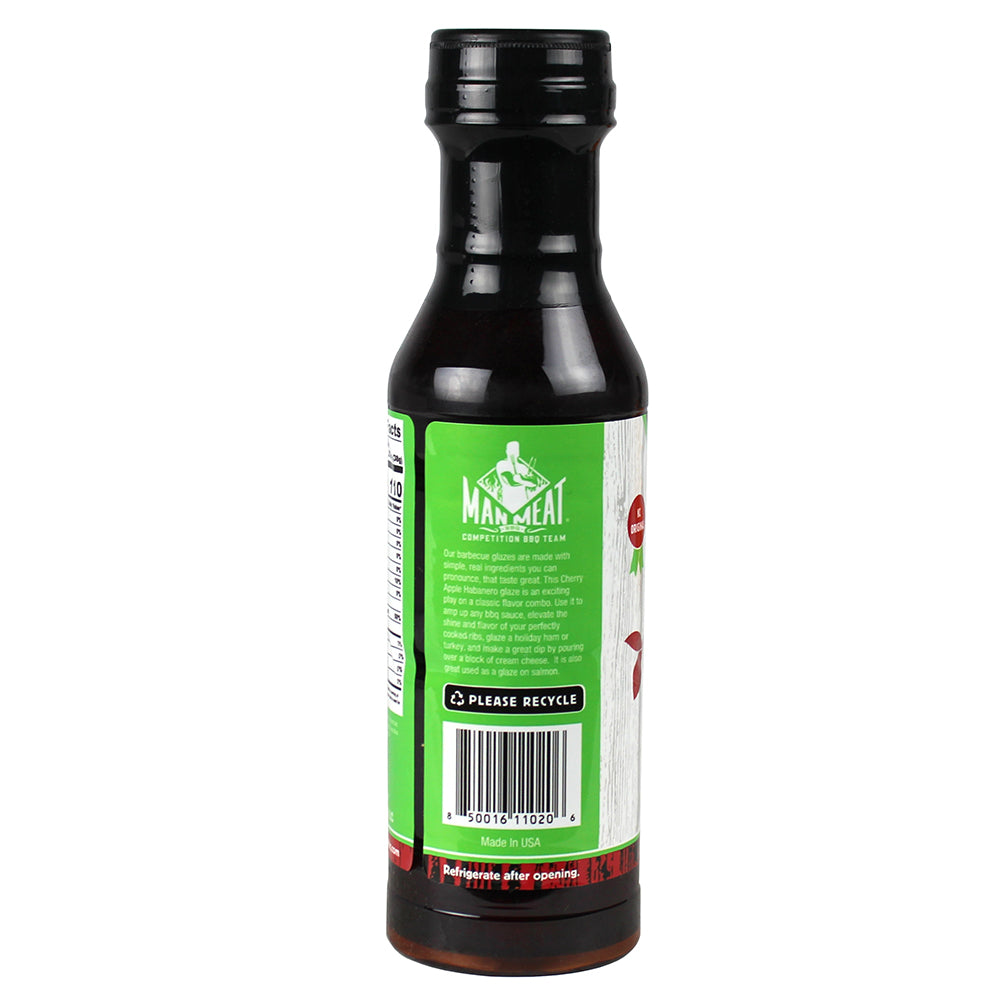 The Real Man Meat 16 Oz Cherry Apple Habanero BBQ Glaze 11020-ManMeat ...
