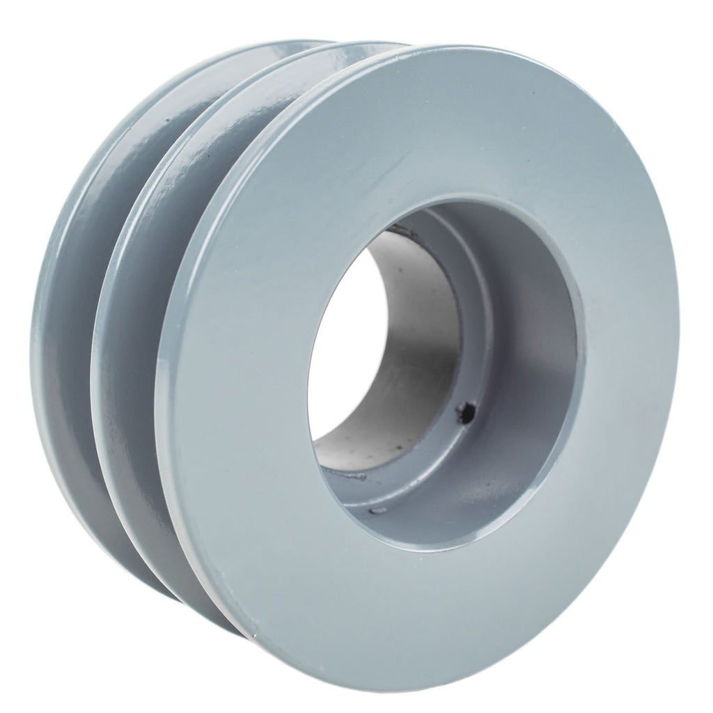 4" Double Groove B Section 5L Sheave with 1" H-Style Split Taper Bushi ...