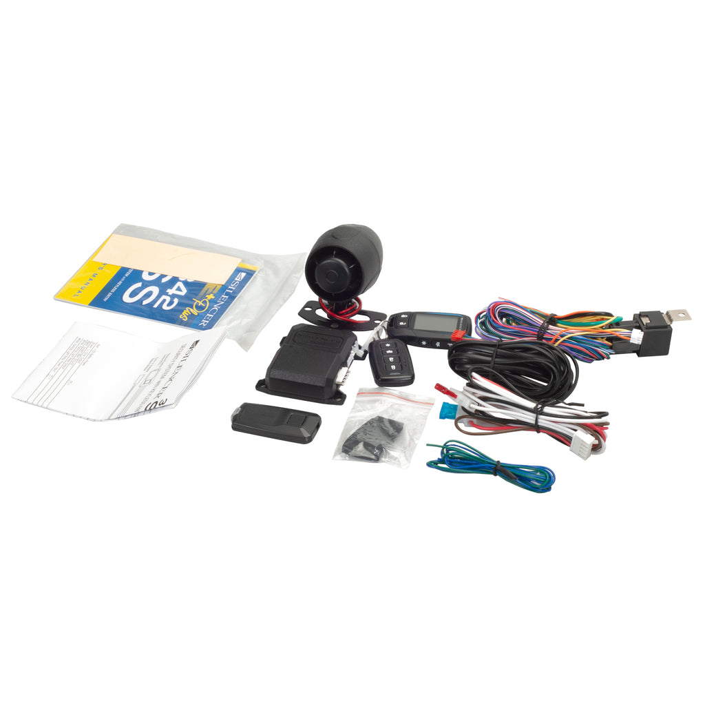 Silencer Extended 2 Way Security with Keyless Entry System 1500 ft Ran ...
