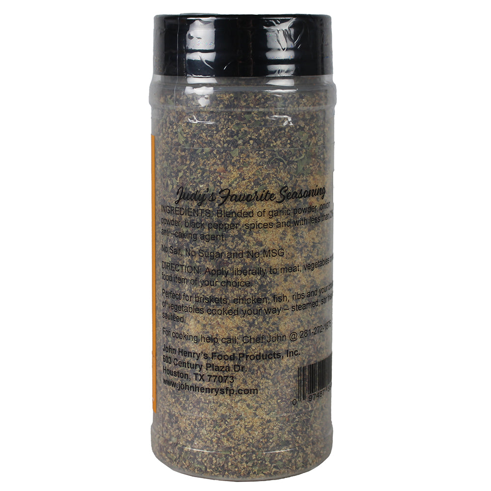 John Henry's Judy's Favorite Rub Seasoning No Salt No Sugar 11 oz Bott ...