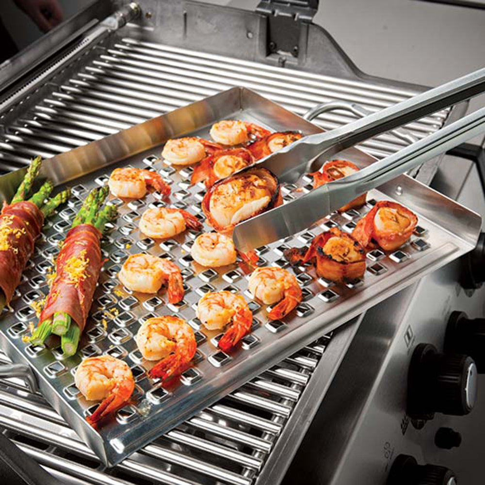 Broil King Flat Topper 15.5" x 13" Stainless Steel w/ 10mm Handles 697 ...