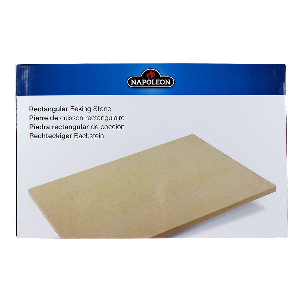 Napoleon Rectangular Baking Stone Non-Stick Porous Surface For Pizza ...