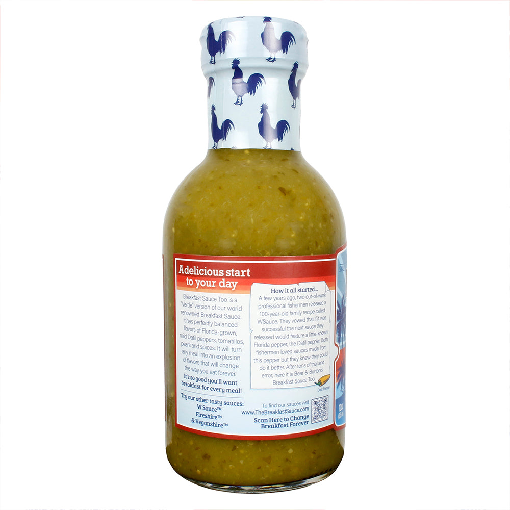 Bear & Burton's Breakfast Sauce Too Verde Edition Gluten Free Small Ba ...