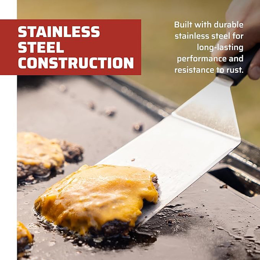 Camp Chef Smash Burger Kit Stainless Steel Spatula Press and Melting D ...