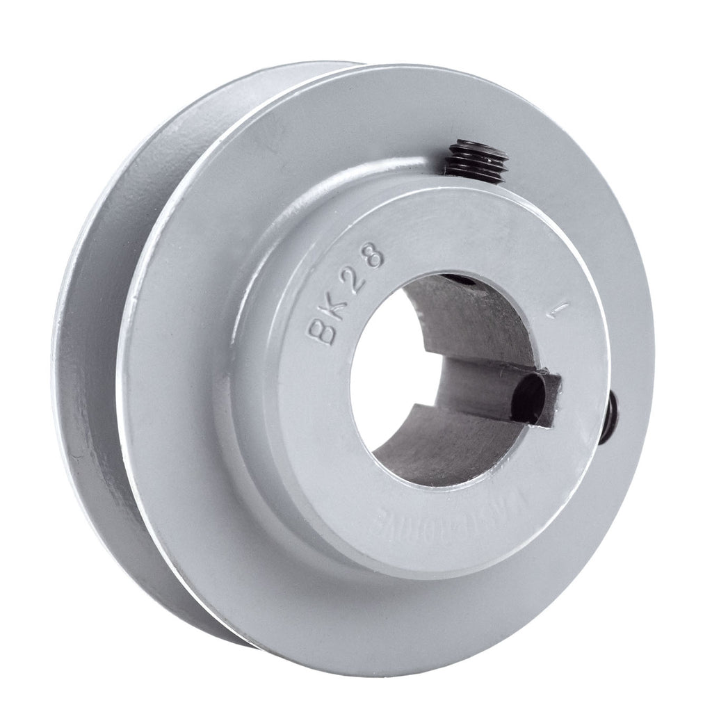 3" Single Groove Pulley fits B Section V-Belt 5L fits 1" Keyed Shaft B ...