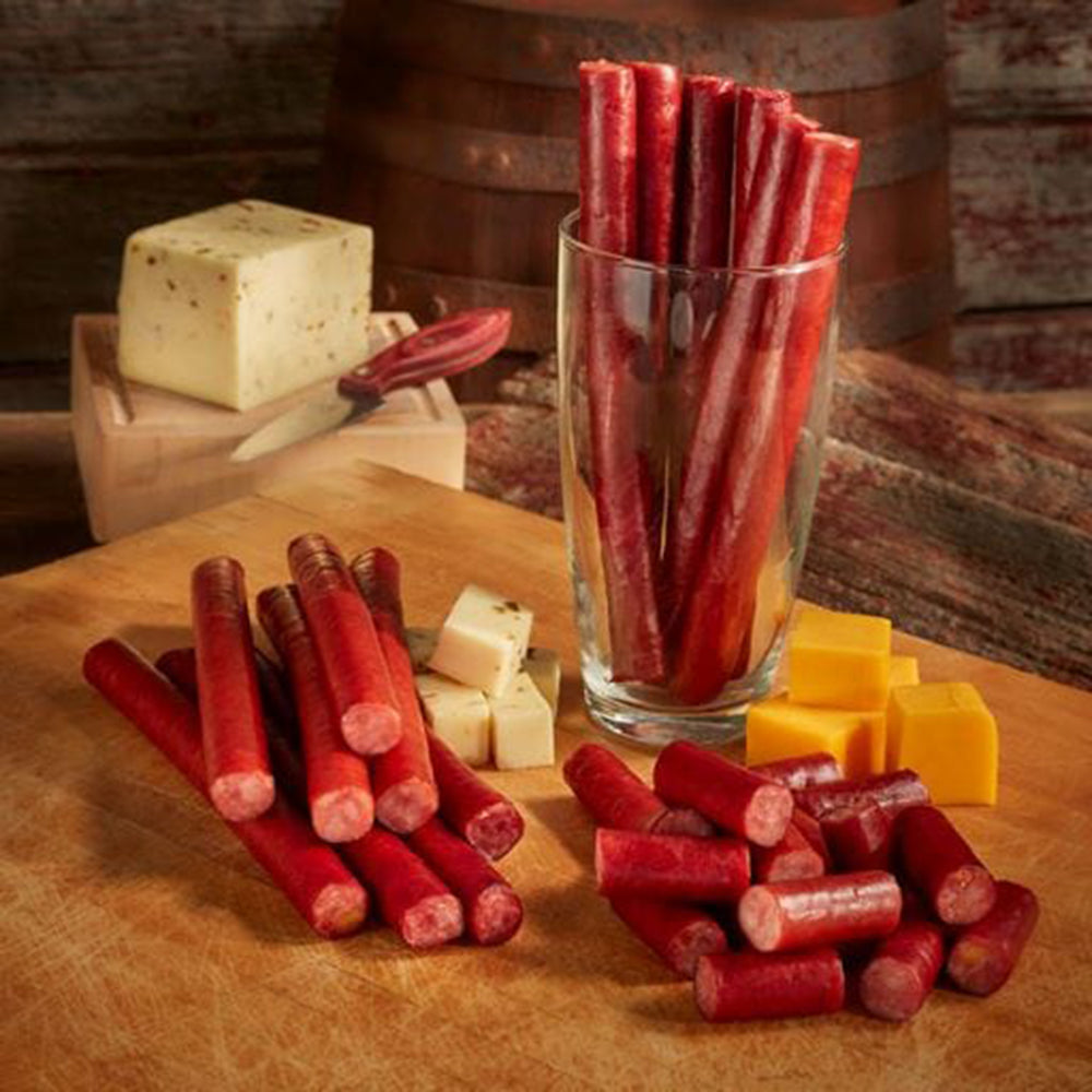 Hewitt's Meats Award Winning Summer Sausage Beef & Pork Snack Sticks 7 ...