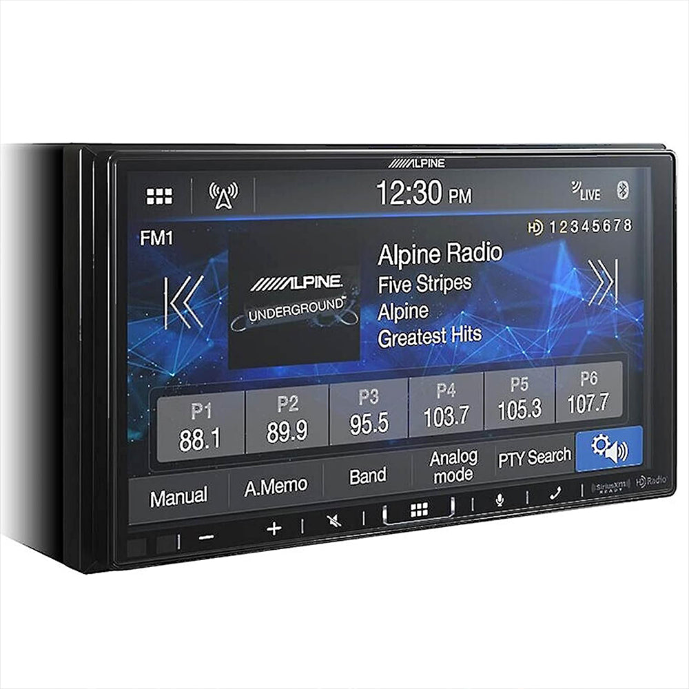 Alpine 7" Shallow Chassis Digital Multimedia Receiver with PowerStack ...