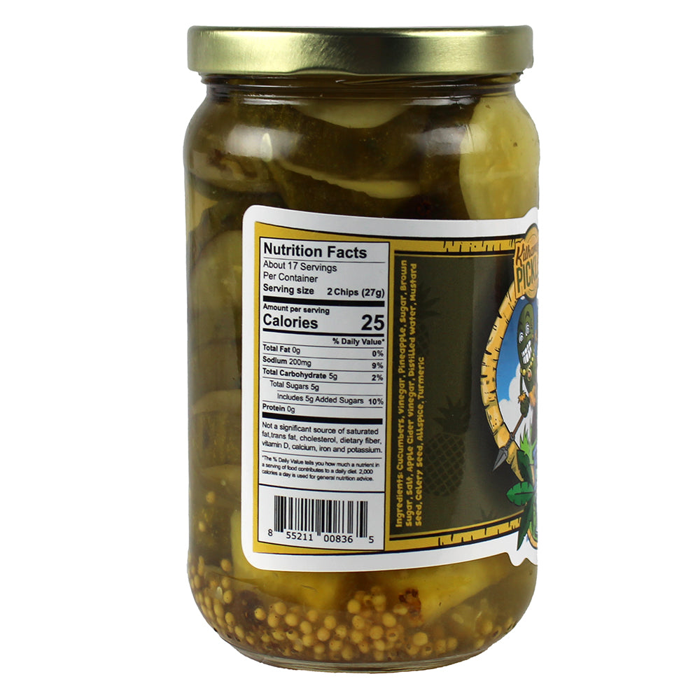 Kilhaney's Pickles Freaky Tiki Pickles with Pineapple 16 oz Jar Gluten ...