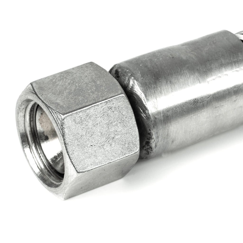 1/2" x 24" Stainless Steel Compressed Air Line Metal Flex Hose Compres ...