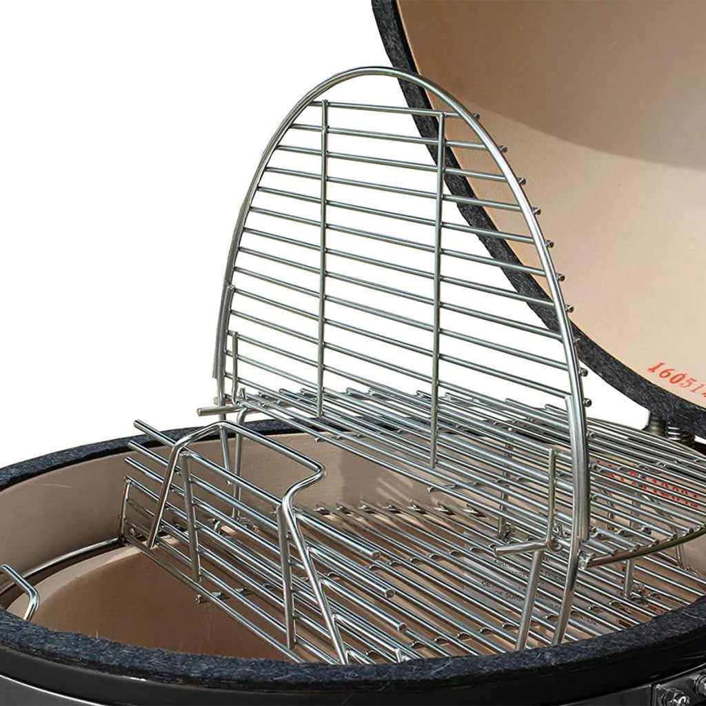 Vision Grills Kamado Charcoal Grill With Electric Starter & Lava Stone ...