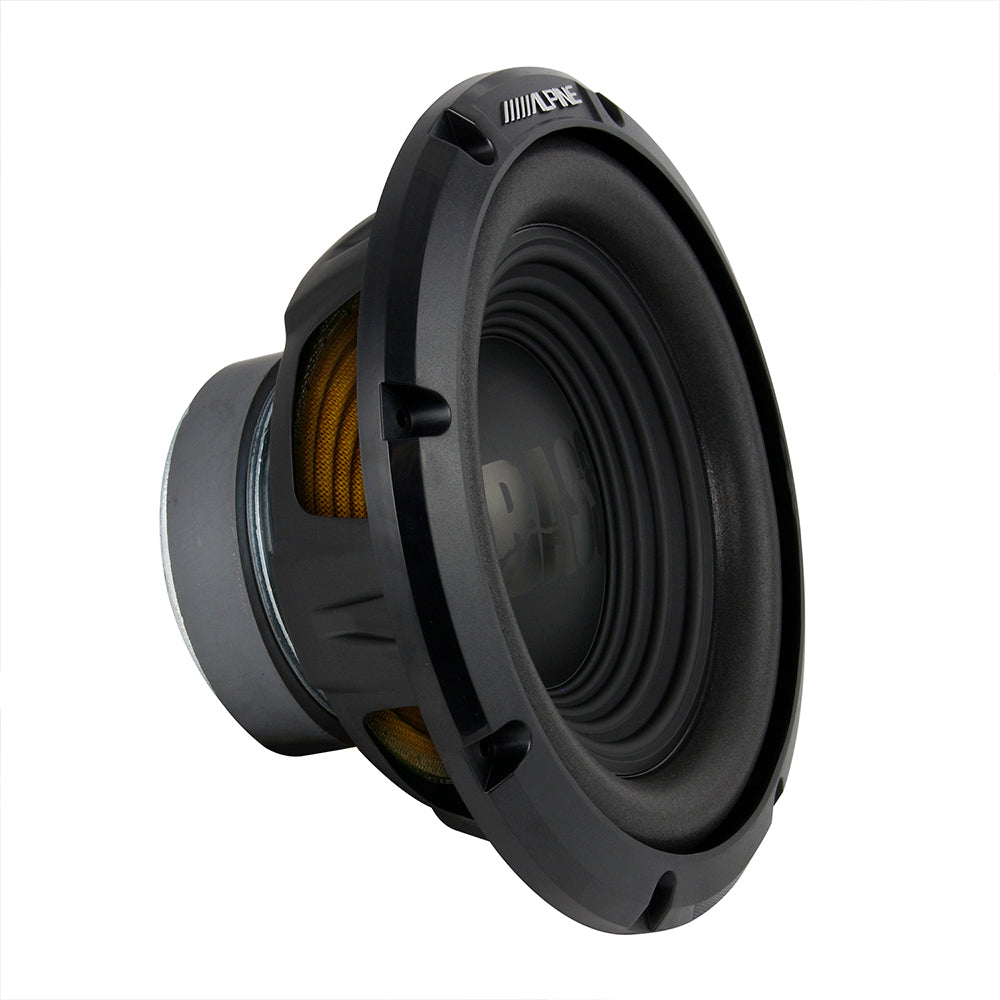 Alpine 10 Inch Subwoofer BassLine Series 750W Max 250W RMS Single 4 Oh ...