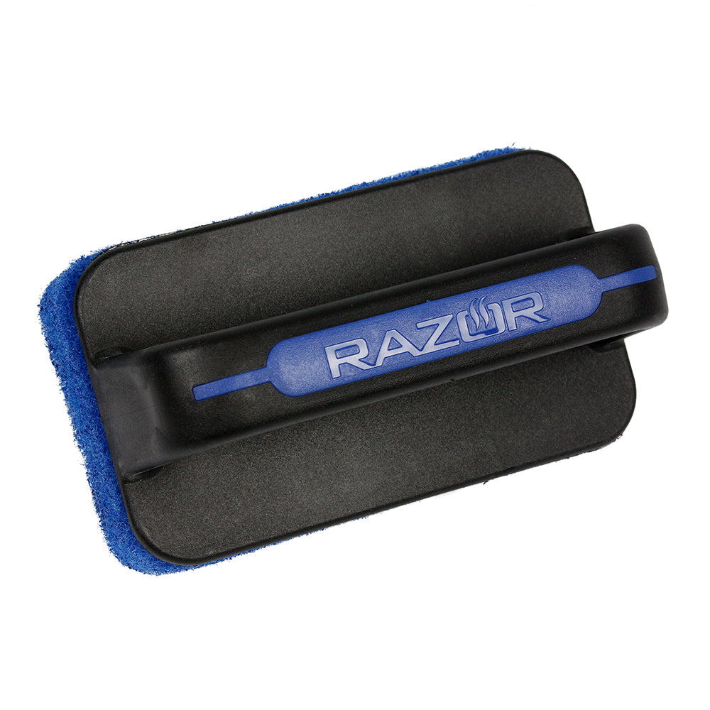 Razor Griddle Scrubber Brush With Replaceable Pad And Durable Plastic ...