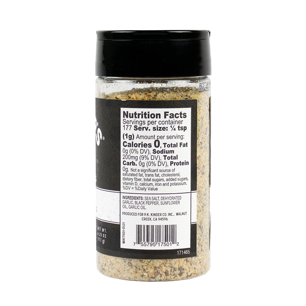 Kinder's The Blend Salt Pepper and Garlic Handcrafted Seasoning No MSG ...