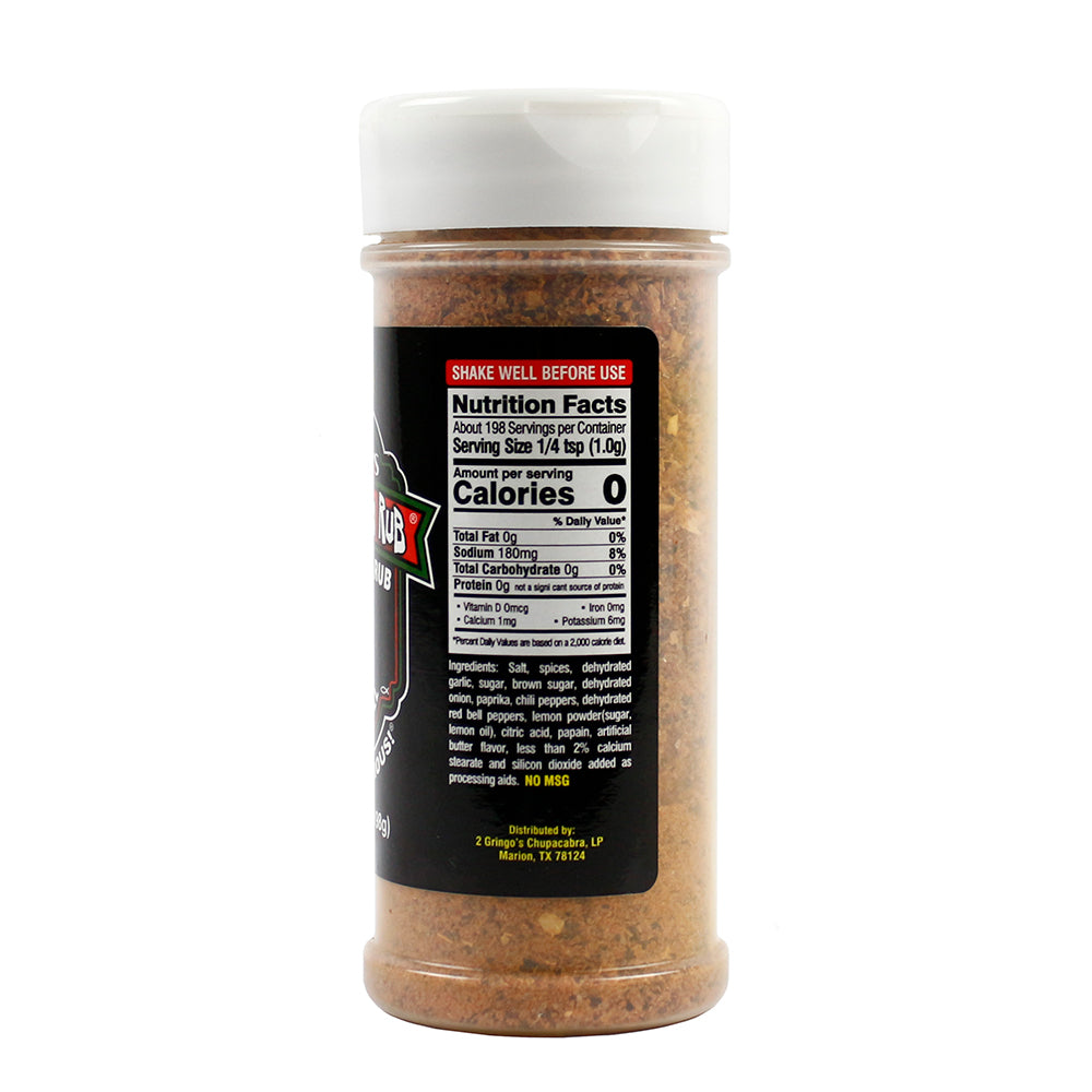 2 Gringos Chupacabra Original Rub All Purpose Fine Meat Seasoning No M ...