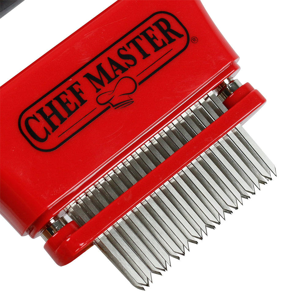 Chef Master Professional Meat Tenderizer W/ Stainless Steel Blades & G ...