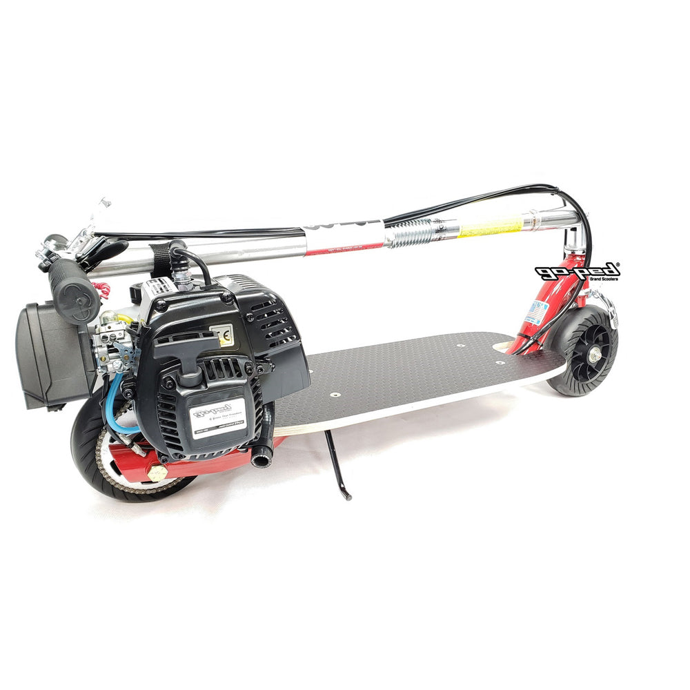 Go-Ped GSR Sport Red Gas Powered Scooter With Quiet GPL290 Engine DLR ...