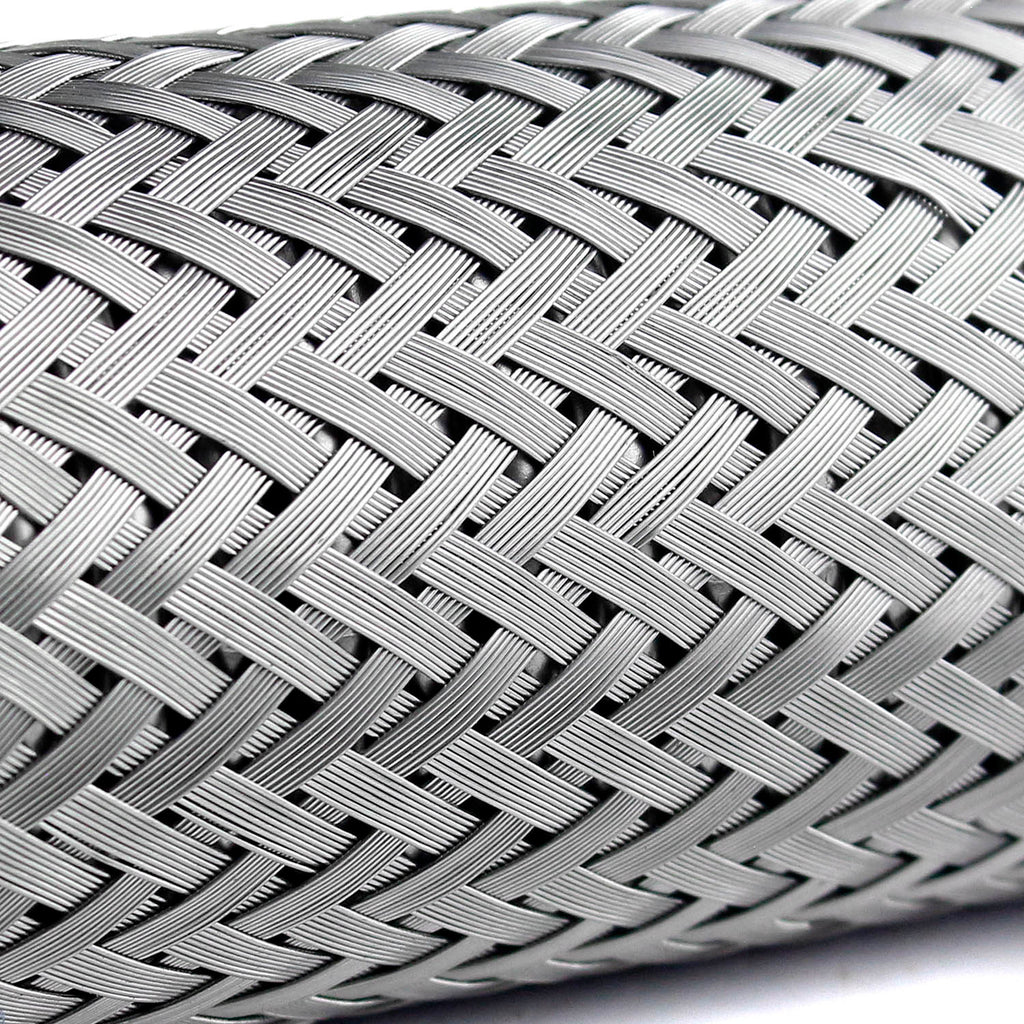 2" x 18" Stainless Steel Compressed Air Line Metal Flex Hose Compresso ...