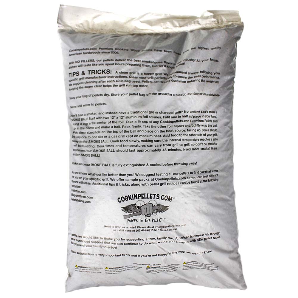 100% Hickory Wood Pellets 40 lb Bag – Robidoux Inc.