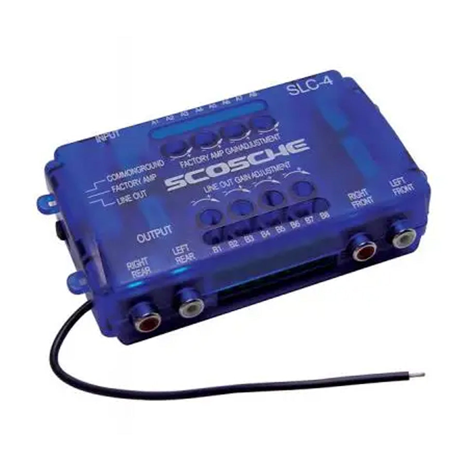 Scosche SLC4 Four Channel Line Output Converter – Robidoux Inc.