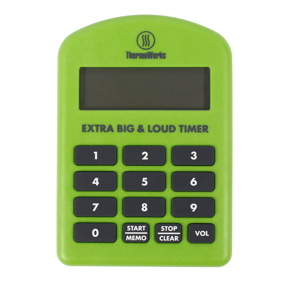 ThermoWorks Extra Big & Loud Timer Adjustable Volume Splash Proof W/ S ...