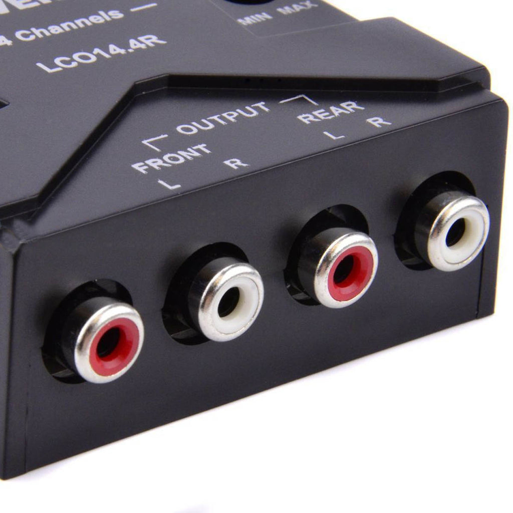 Pro Universal 2 Speaker to 4 RCA Line Output Signal Converter In / Out ...